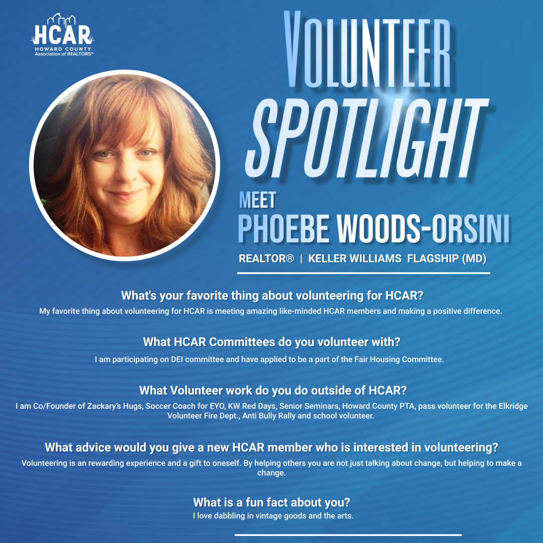 Volunteer Spotlight - Howard County Association of REALTORS®